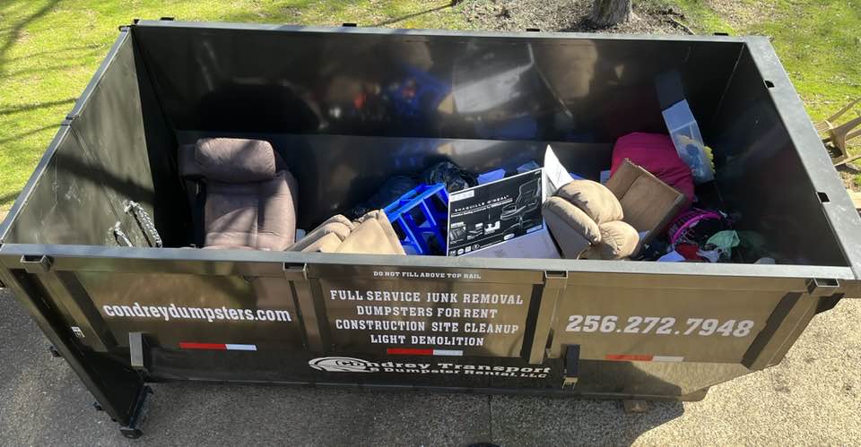 Service Areas | Condrey Transport & Dumpster Rental LLC